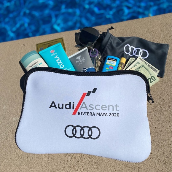 Audi | Bags | Audi Water Resistant Essentials Bag And Sunglasses Pouch ...